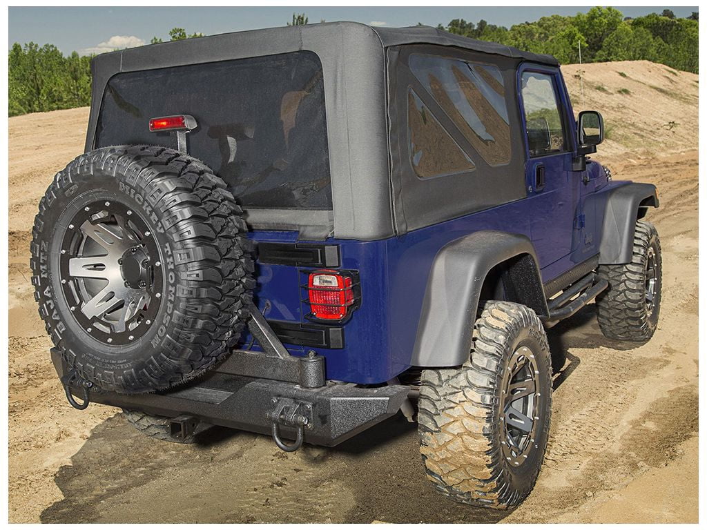 Rampage by RealTruck Factory Replacement Soft Top | Vinyl, Black ...