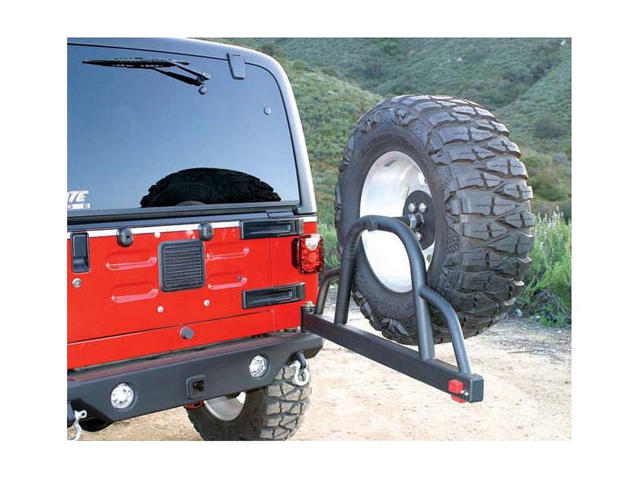 Rampage by RealTruck Rear HD Recovery Bumper for Jeep Wrangler YJ/TJ ...