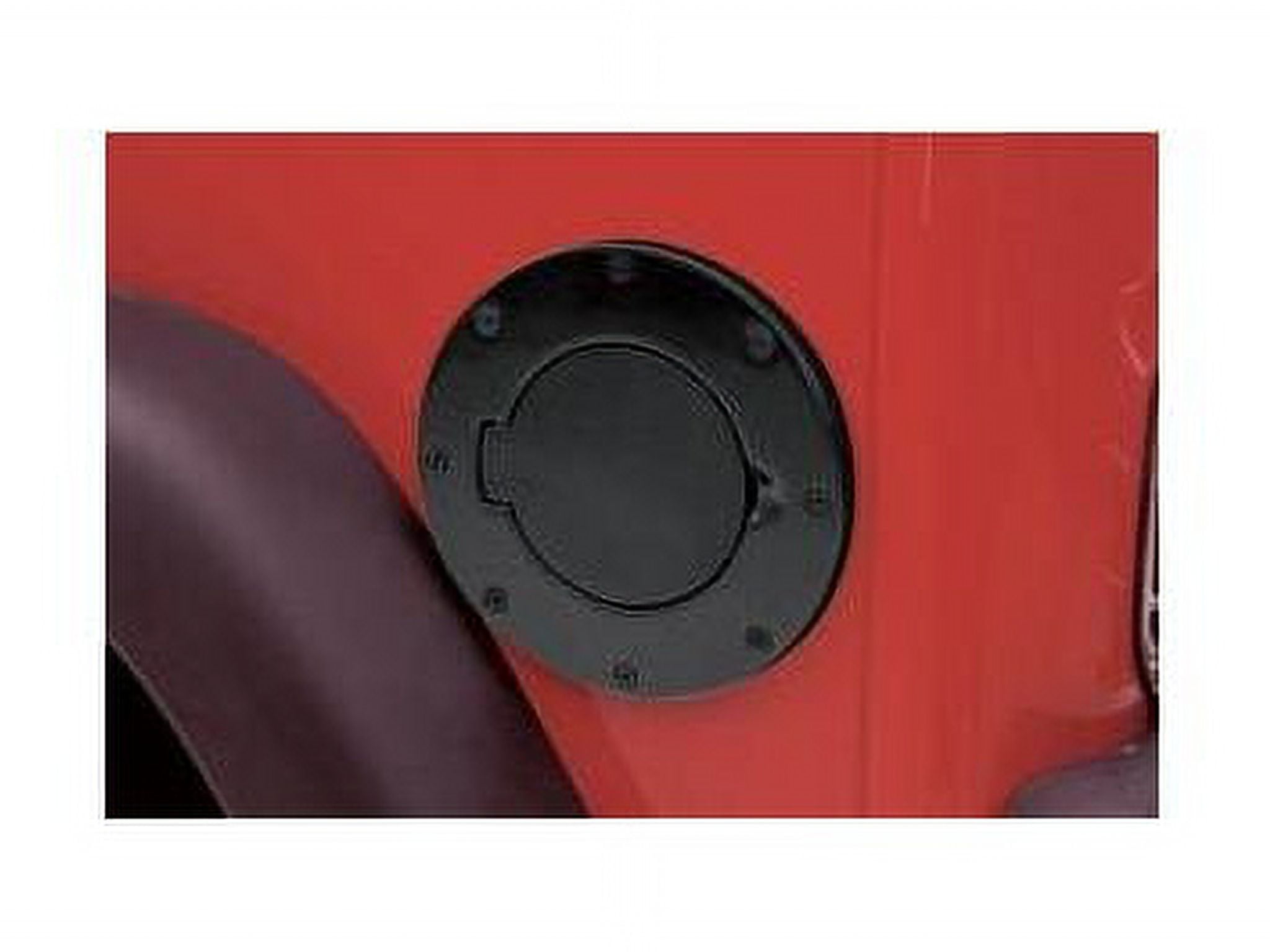 Rampage by RealTruck Fuel Door for Jeep Wrangler JK | Black, Aluminum ...