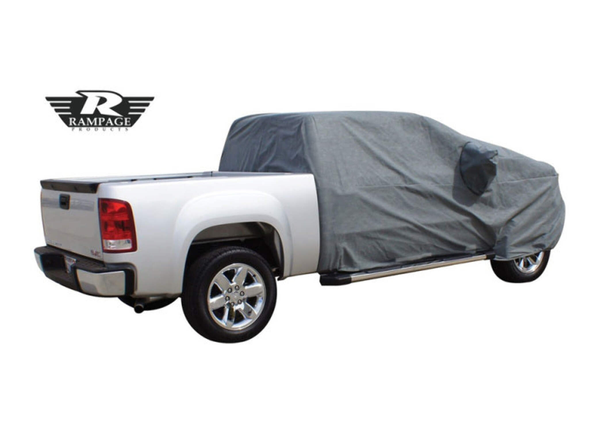 Rampage by RealTruck Vehicle Cover for Crew Cab Pickups | 4-Layer, Easy ...