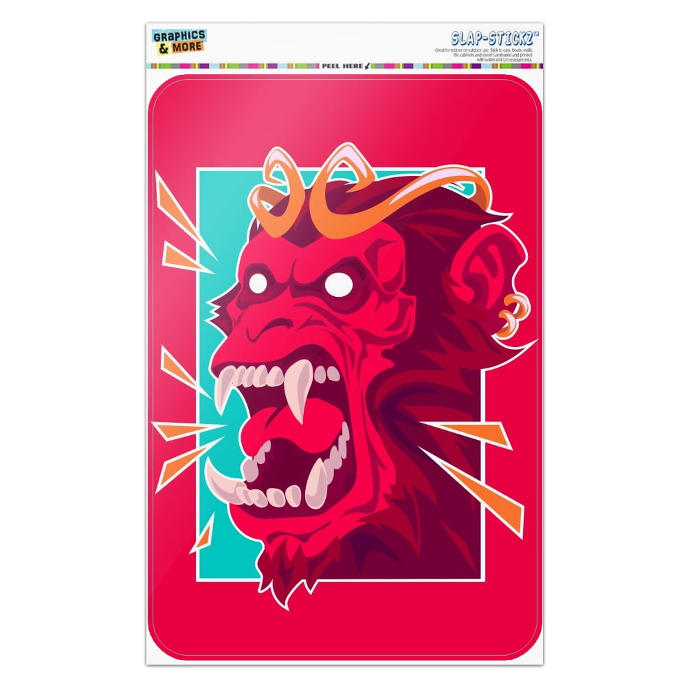 Rampaging Red Chimpanzee Ape Monkey King Home Business Office Sign ...