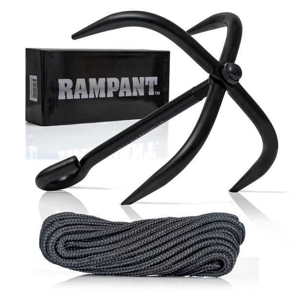 Rampant Grappling Hook with 35 Feet Rope - Walmart.com