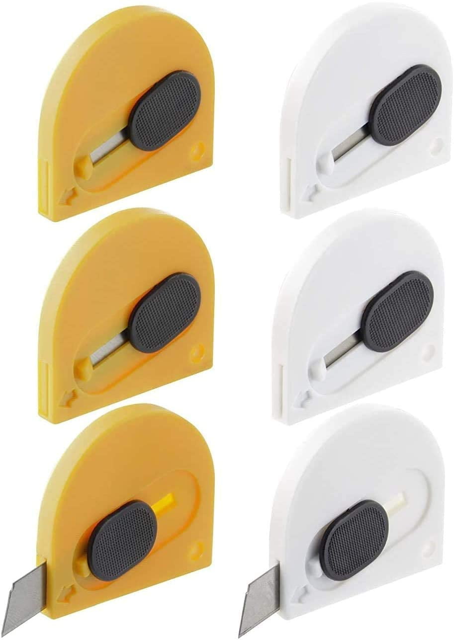 Rampro Mini Retractable Utility Snap-Off Pocket Knives - Pack of 24 ...