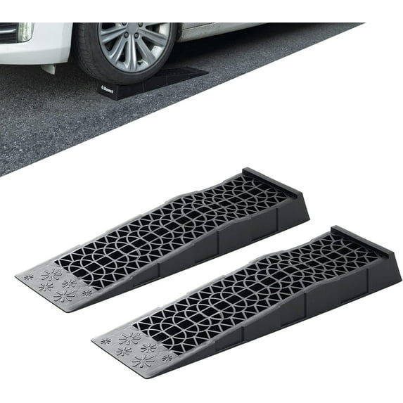 Ramps Low Profile Plastic Car Service Ramps 3 Ton Truck Vehicle - 2 ...