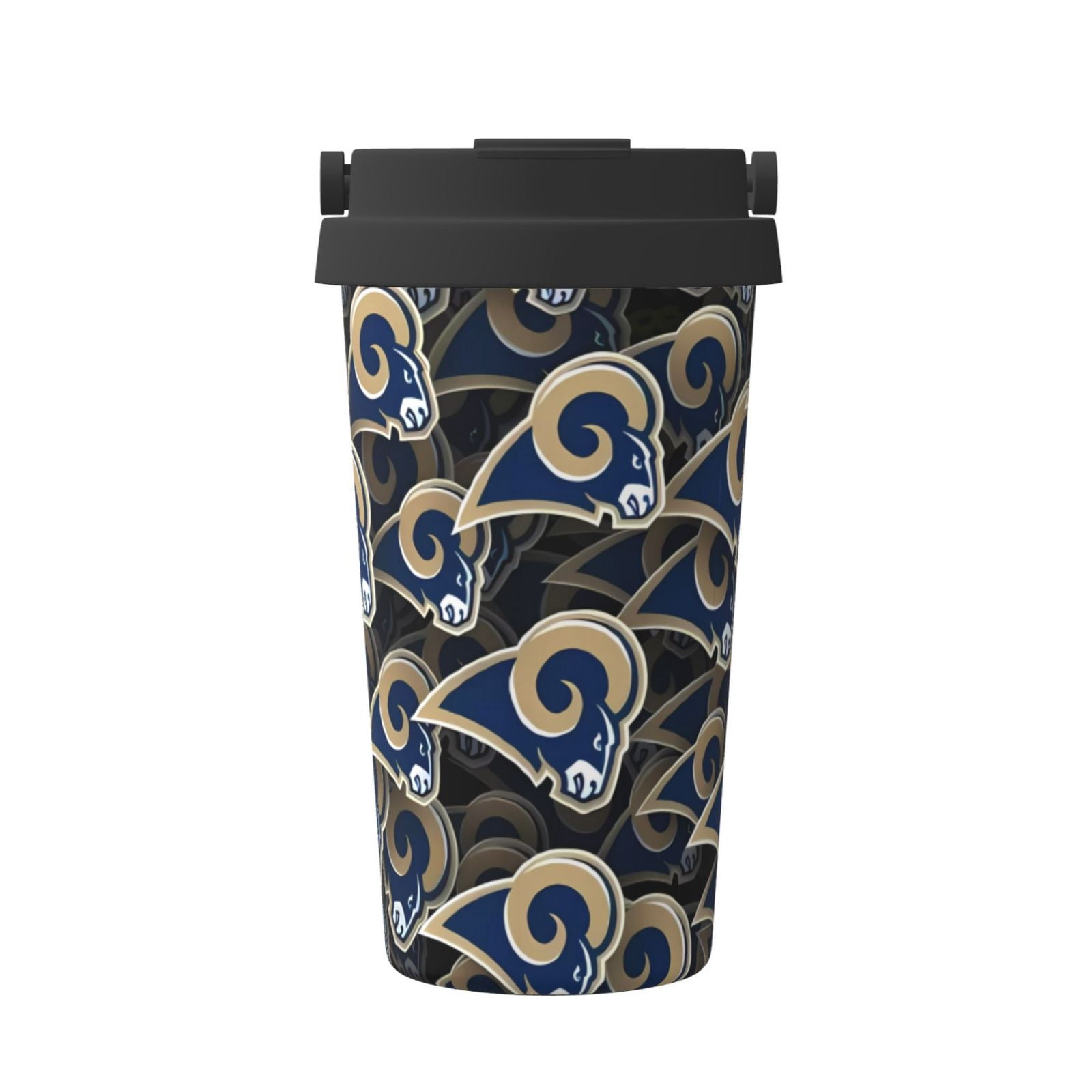 Rams Carry Insulated Coffee Mug, Stainless Steel Vacuum Travel Tumbler ...
