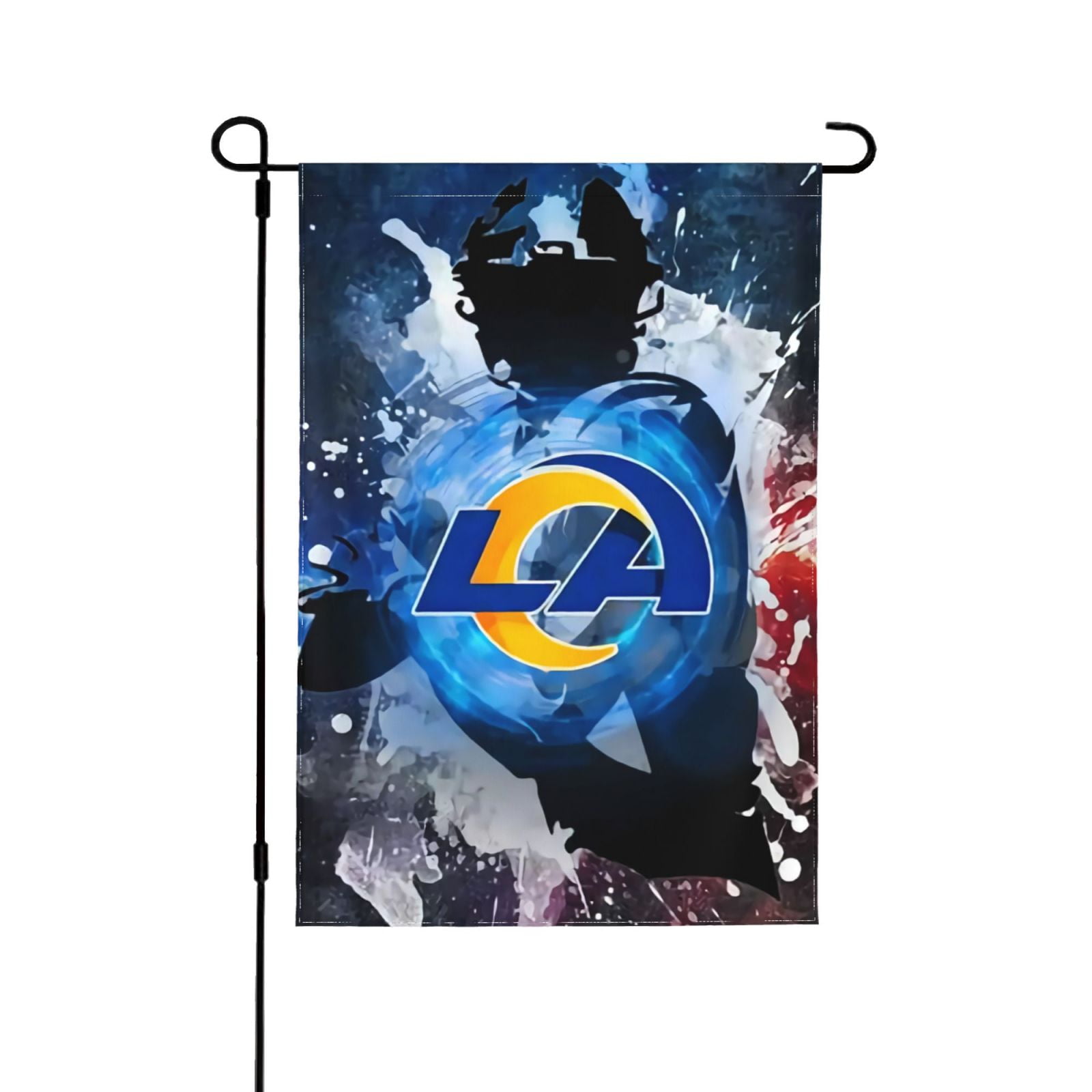 Rams Double Sided Garden Flag Football Team Theme, Game Day Fan Support ...