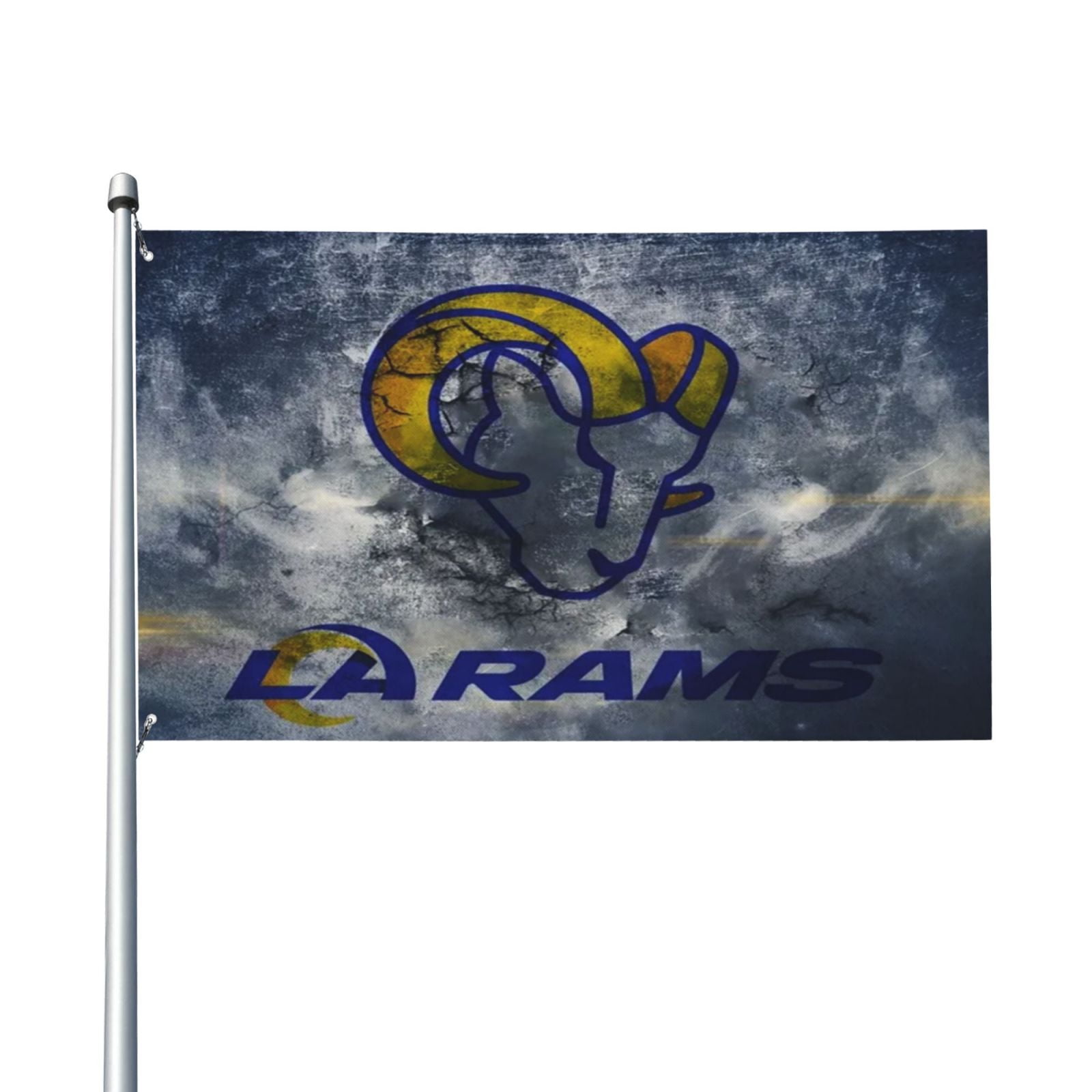 Rams Football Fan 3x5 Ft Flags with 2 Grommets for Indoor Outdoor for ...