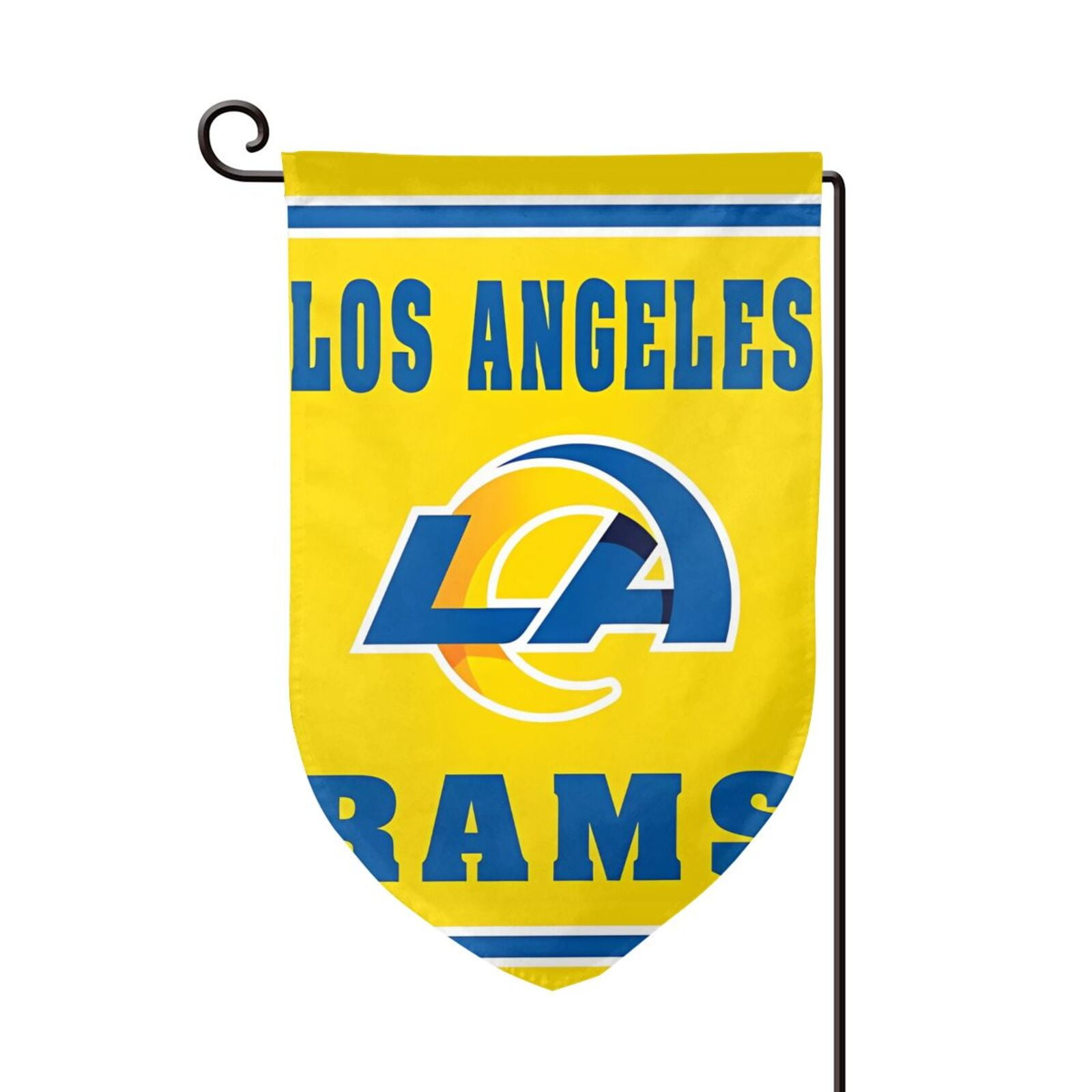 Rams Football Fans Double Sided Garden Banner flags Sharp Corner Fillet ...