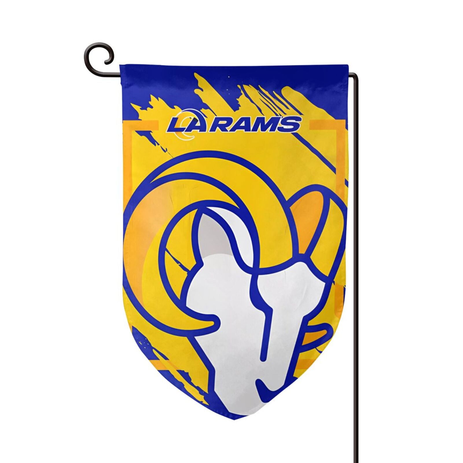 Rams Football Fans Double Sided Garden Banner flags Sharp Corner Fillet ...