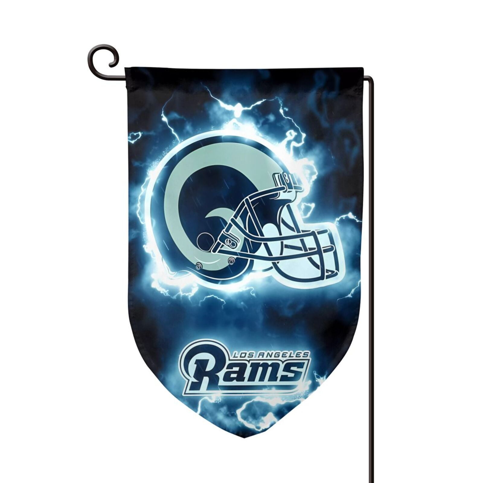 Rams Football Fans Double Sided Garden Banner flags Sharp Corner Fillet ...
