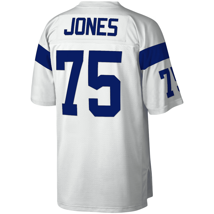 Rams Football Shirt Deacon Jones#75 Sports Team Game Fans Aldult Name ...