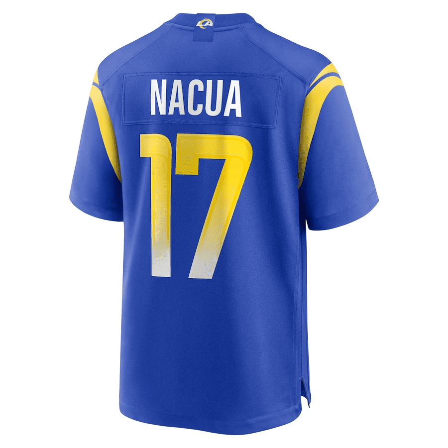 Rams Football Shirt Puka Nacua#17 Sports Team Game Fans For Men Aldult ...