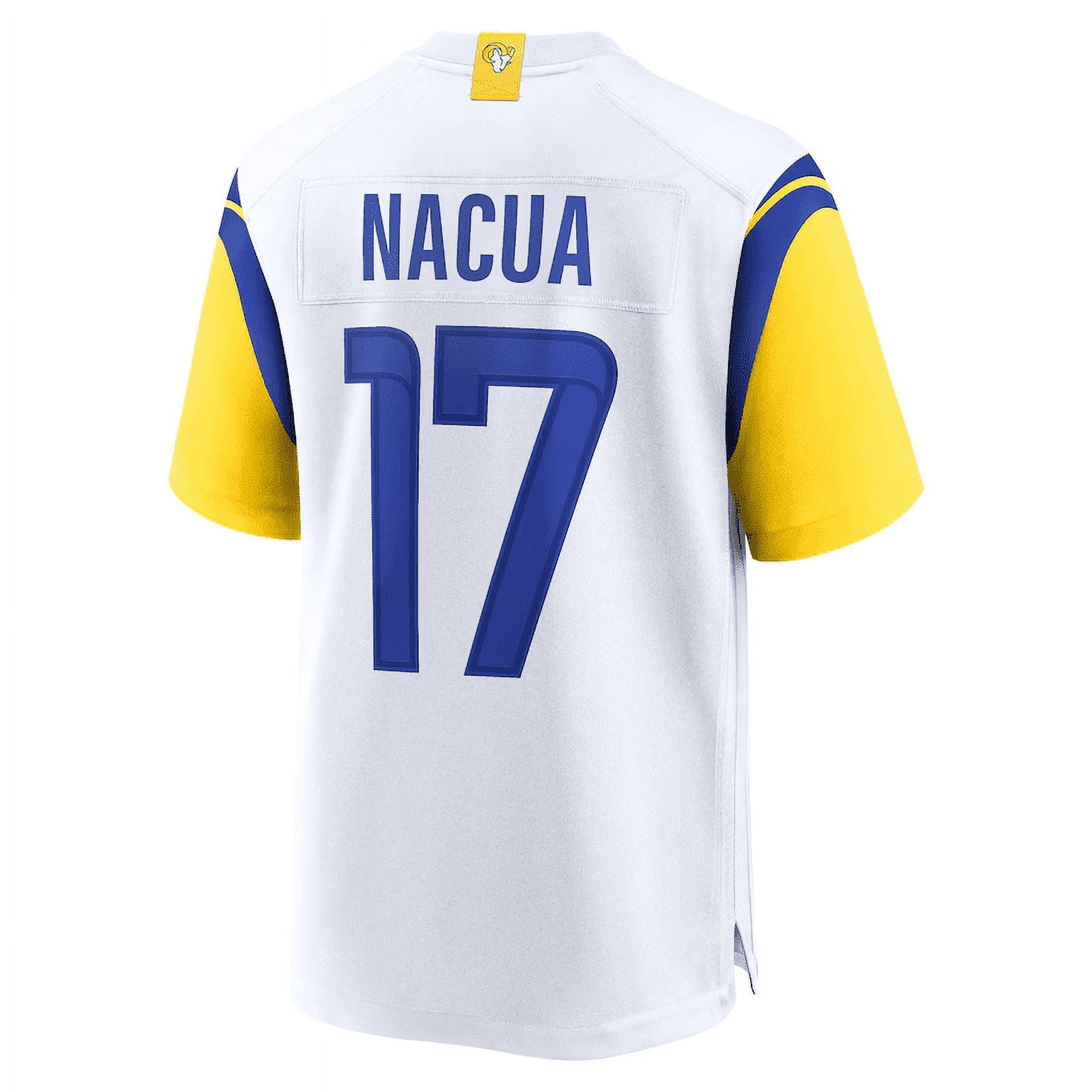 Rams Football Shirt Puka Nacua#17 Sports Team Game Fans For Men Aldult ...