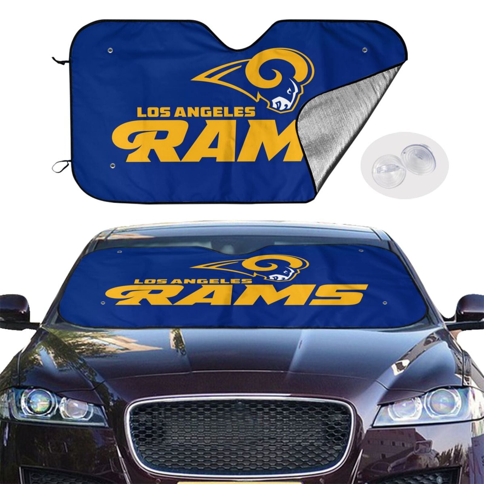 Rams Football Team Car Glass Visor, Protect Car from Sun and Heat ...