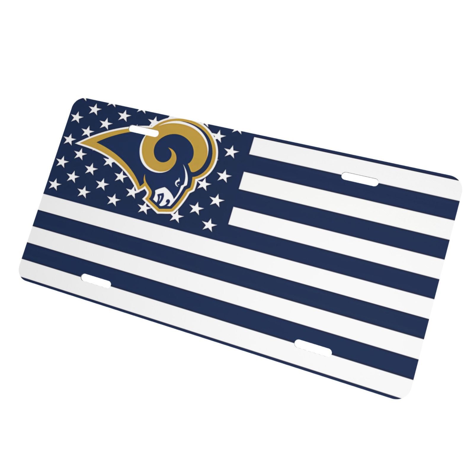 Rams Football Team Car Personalized License Plate 6 x 12 Inch Aluminum ...