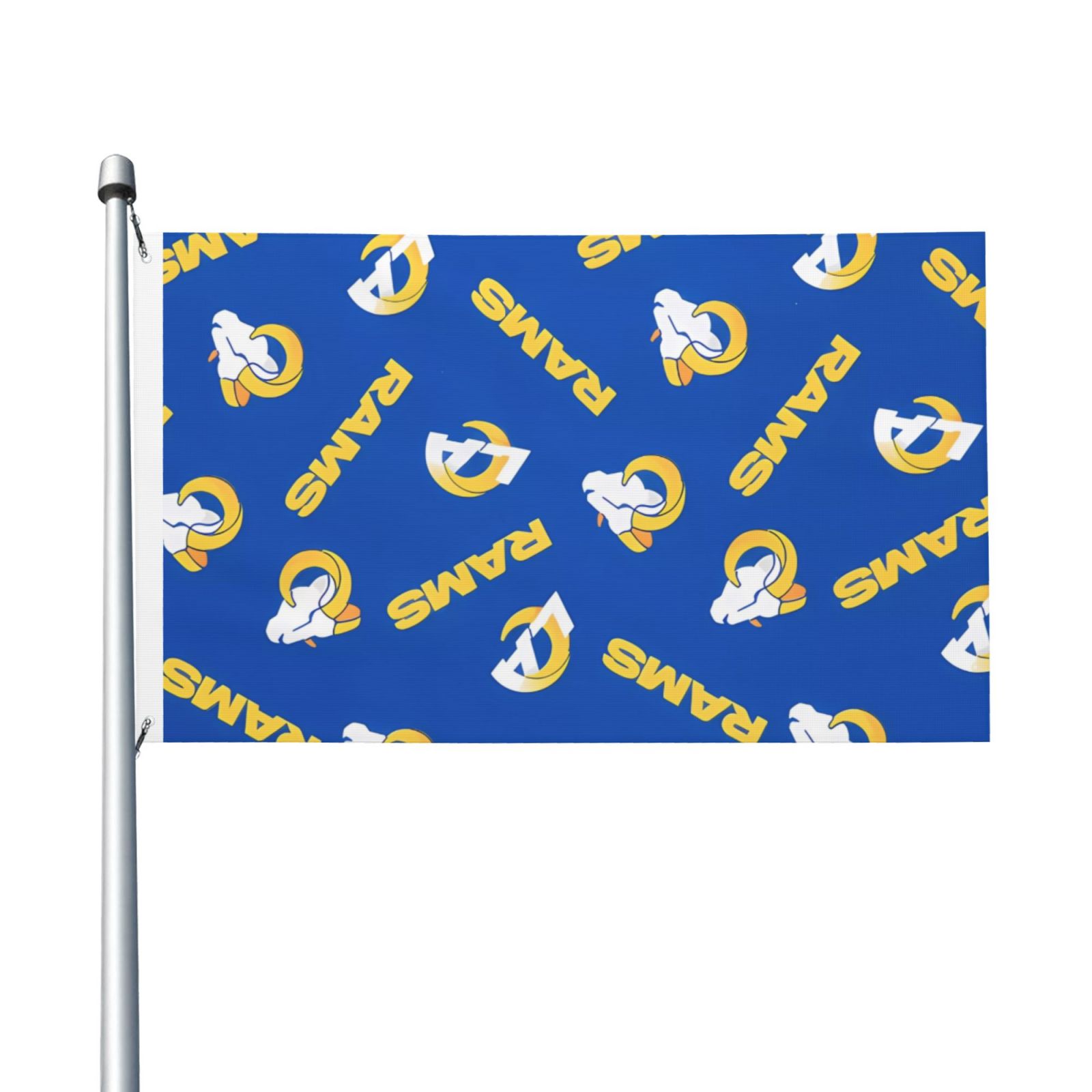 Rams Football Team Double Sided Flag 3x5ft Garden Courtyard Decorative ...