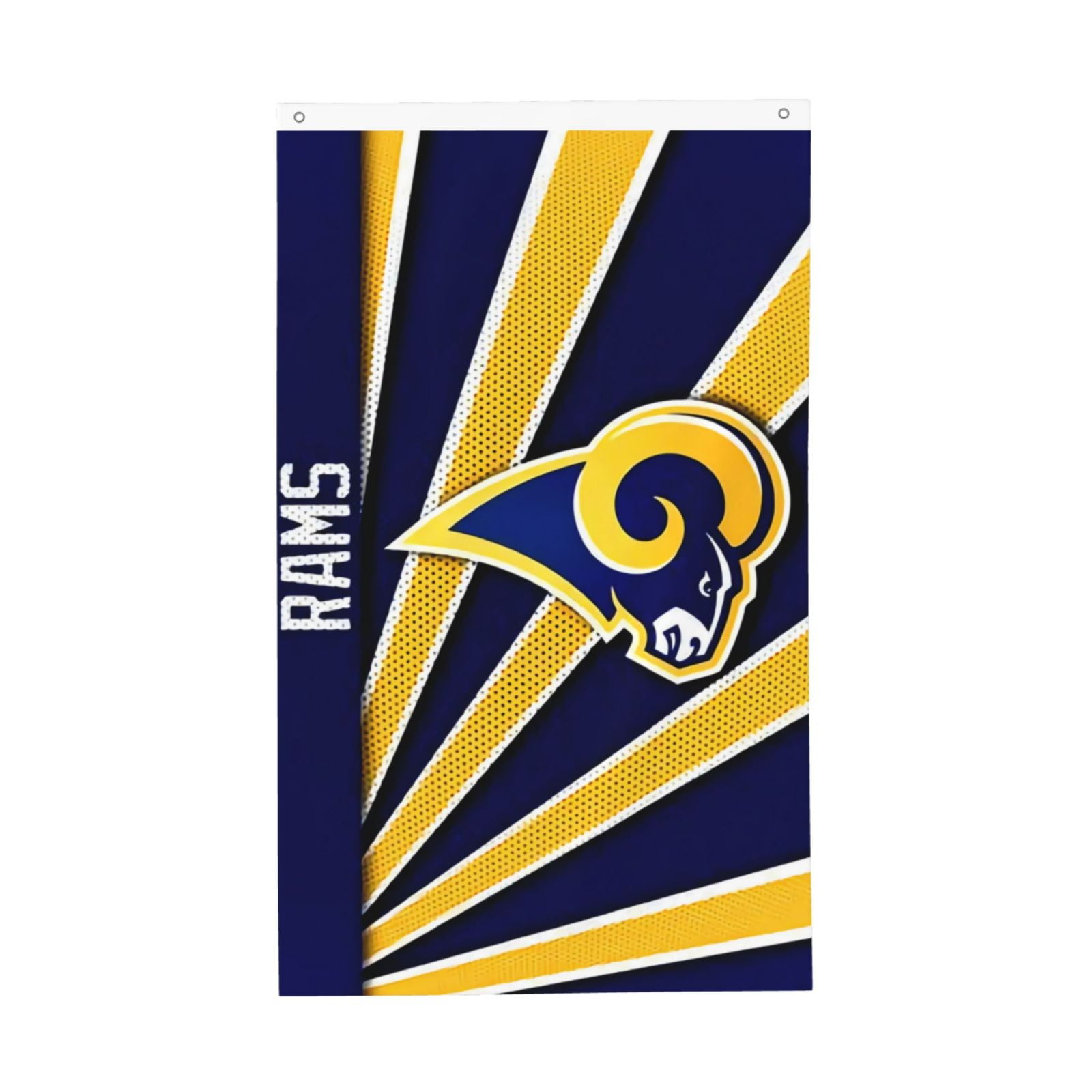 Rams Football Team Double Sided Support Flag 3x5ft Flag, Personalized ...