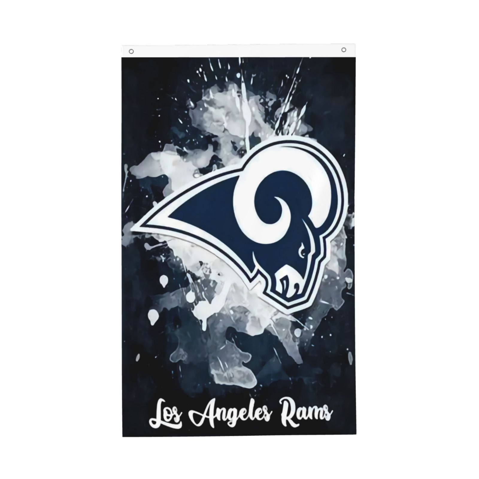 Rams Football Team Double Sided Support Flag 3x5ft Flag, Personalized ...
