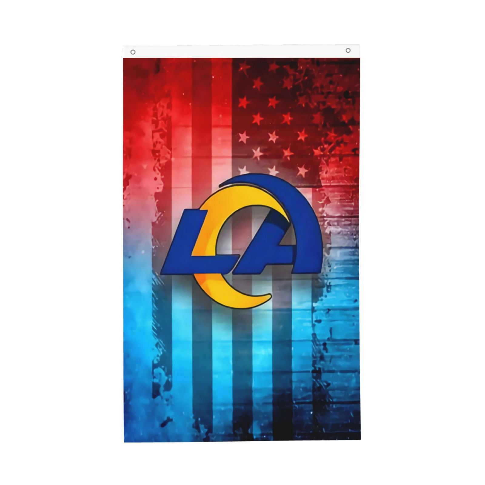 Rams Football Team Double Sided Support Flag 3x5ft Flag, Personalized ...