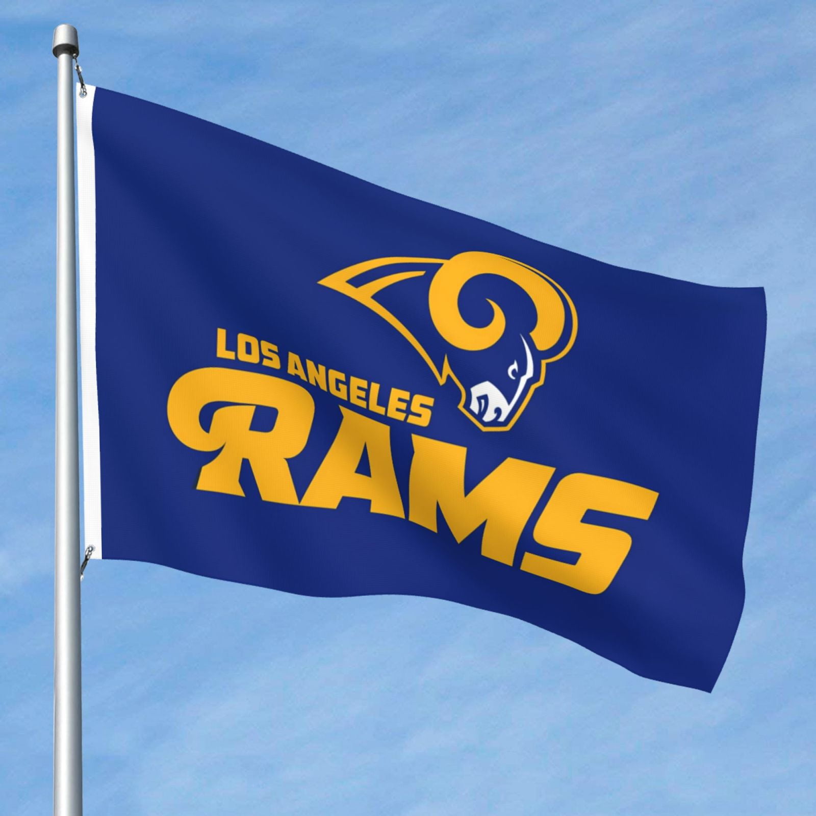 Rams Football Team Outdoor 5x8ft Double Sided Flag - Lightweight and ...