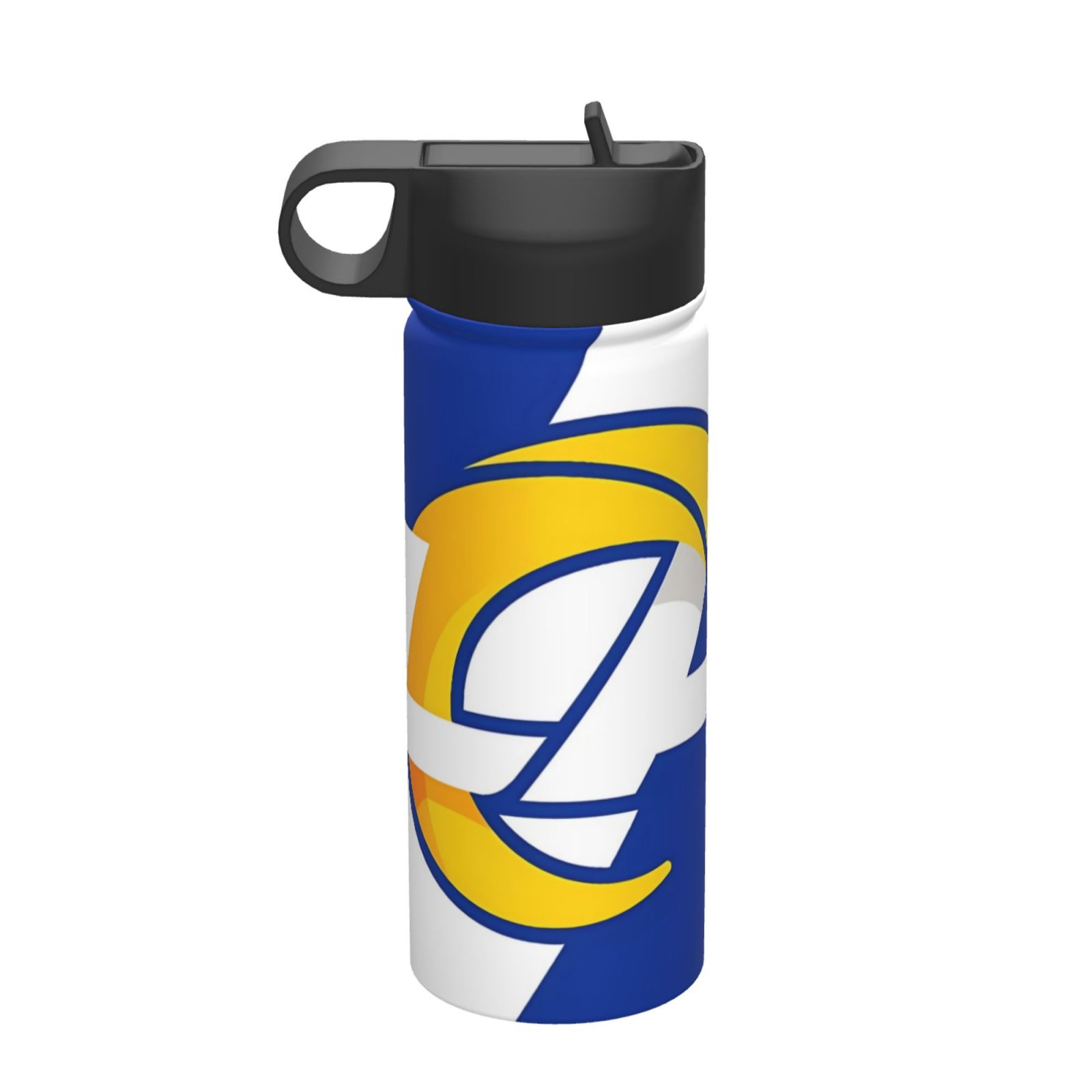Rams Football Team Sports Insulated Water Bottle Stainless Steel ...