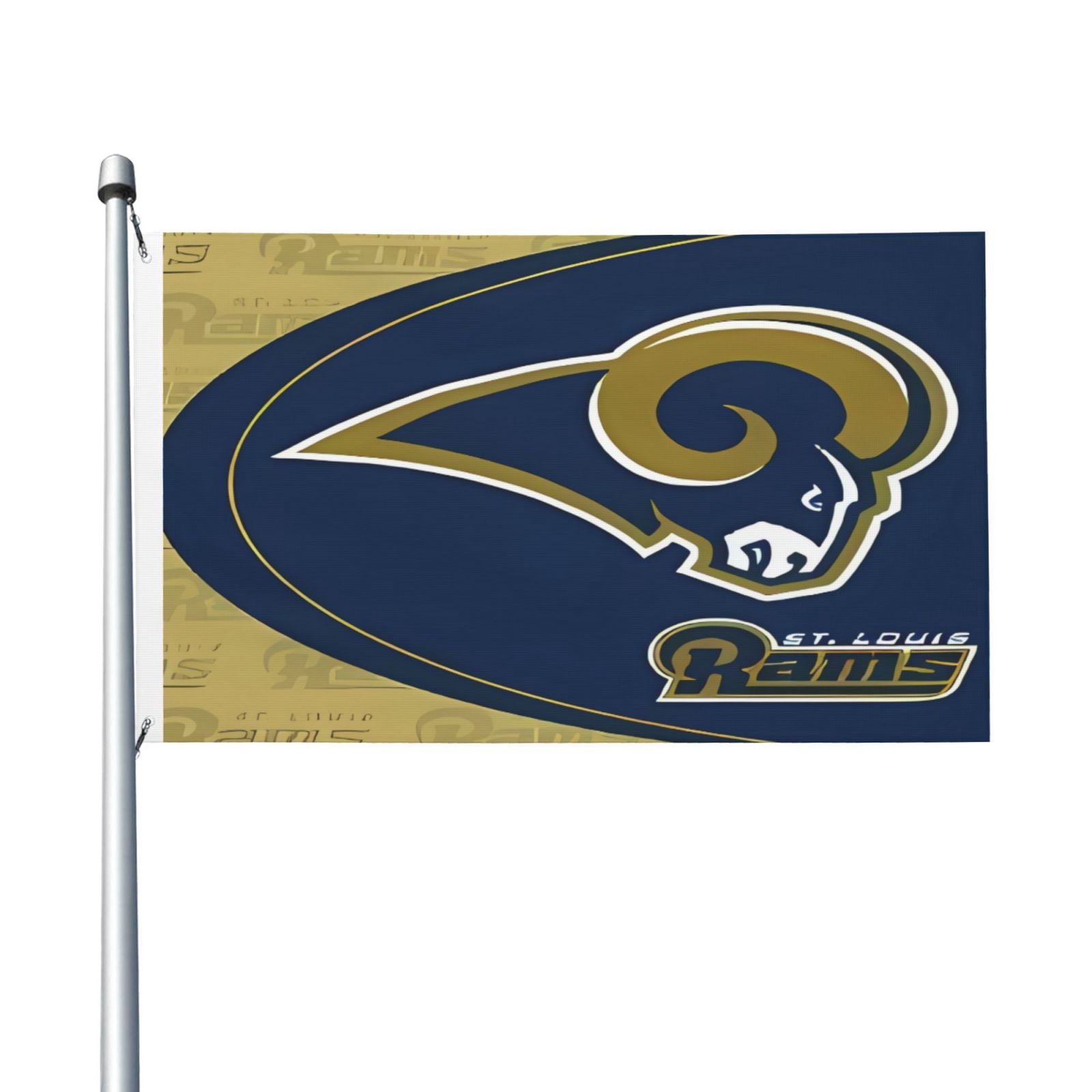 Rams Football team double-sided flag 3x5FT, garden hanging flag, game ...