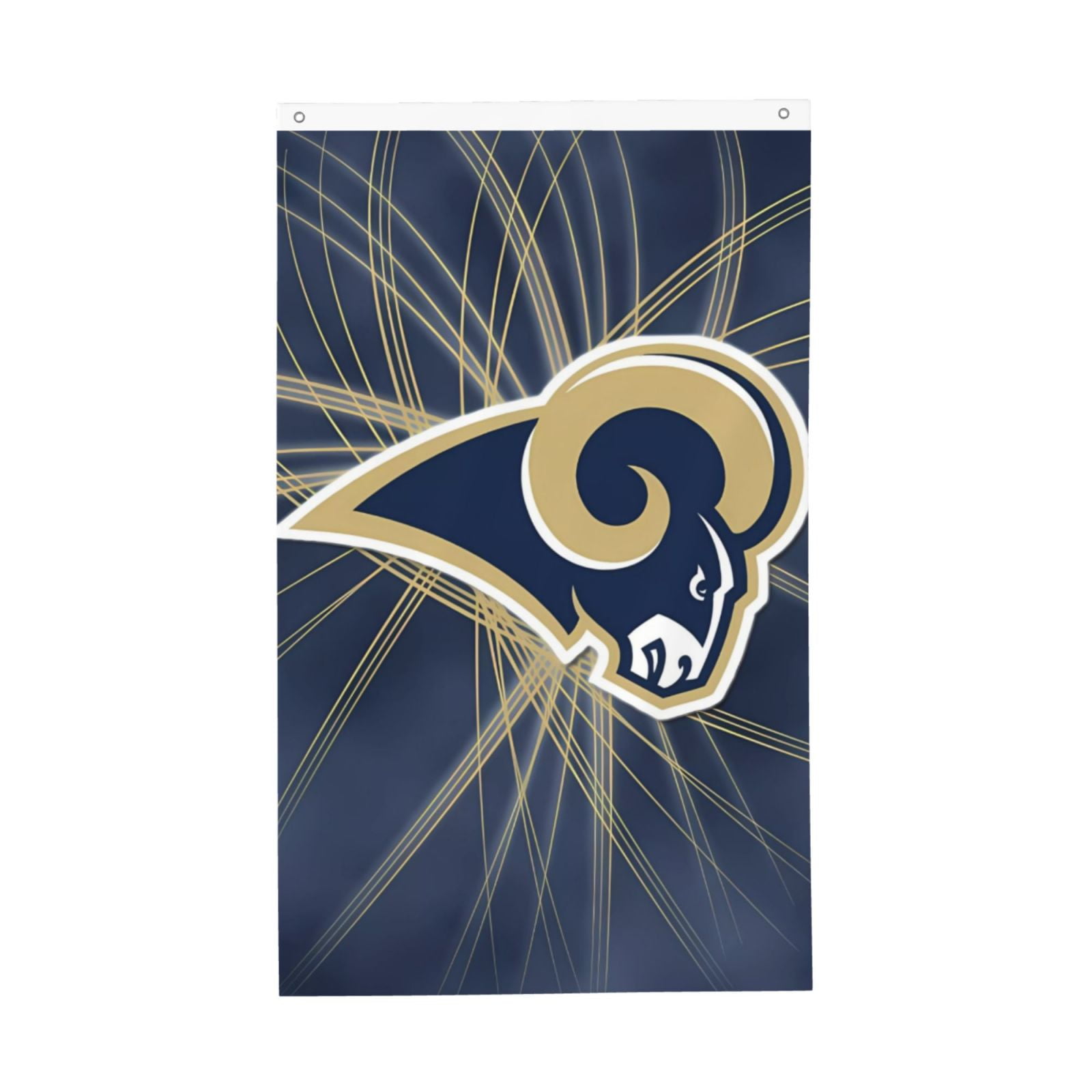 Rams Football team double-sided flag 3x5FT, garden hanging flag, game ...