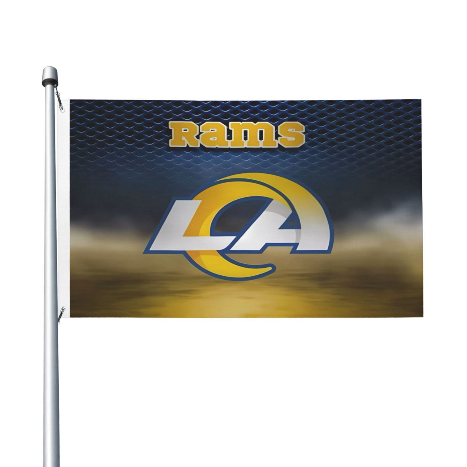 Rams Football team double-sided flag 3x5FT, garden hanging flag, game ...