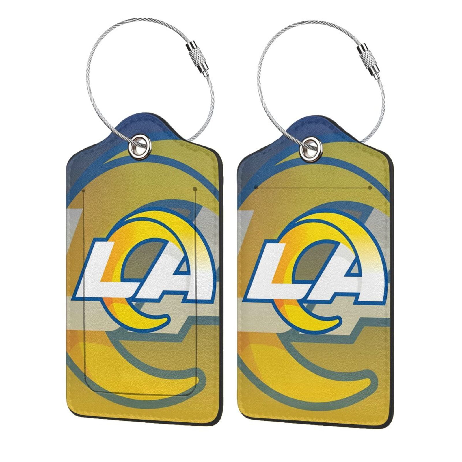 Rams Leather Luggage Tag Leather Suitcase Baggage Tags Luggage Tag ...