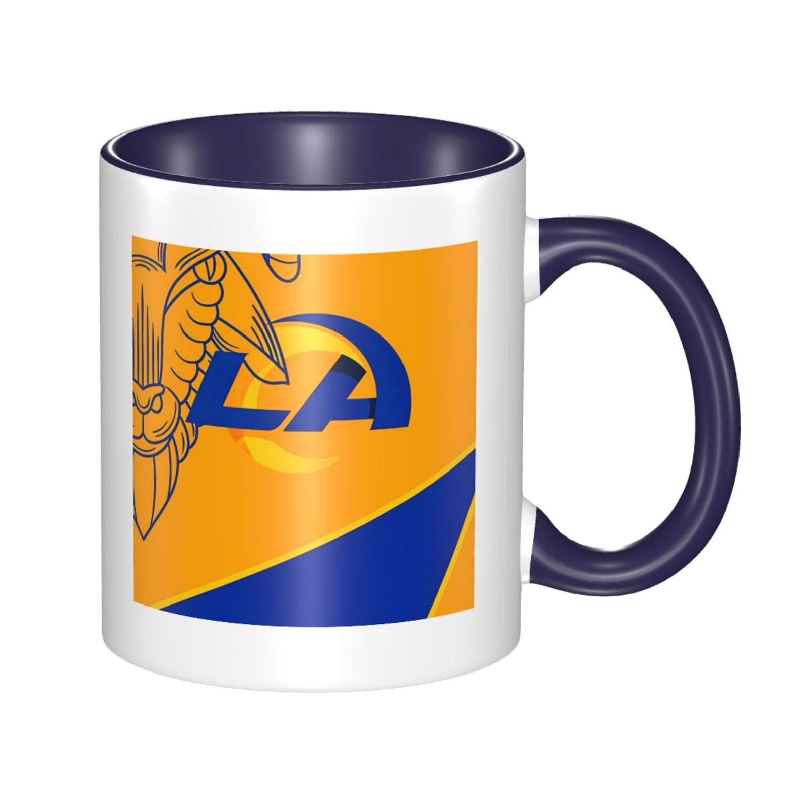 Rams Mugs Ceramic Coffee Mugs With Handle for Women Men, Colorful ...