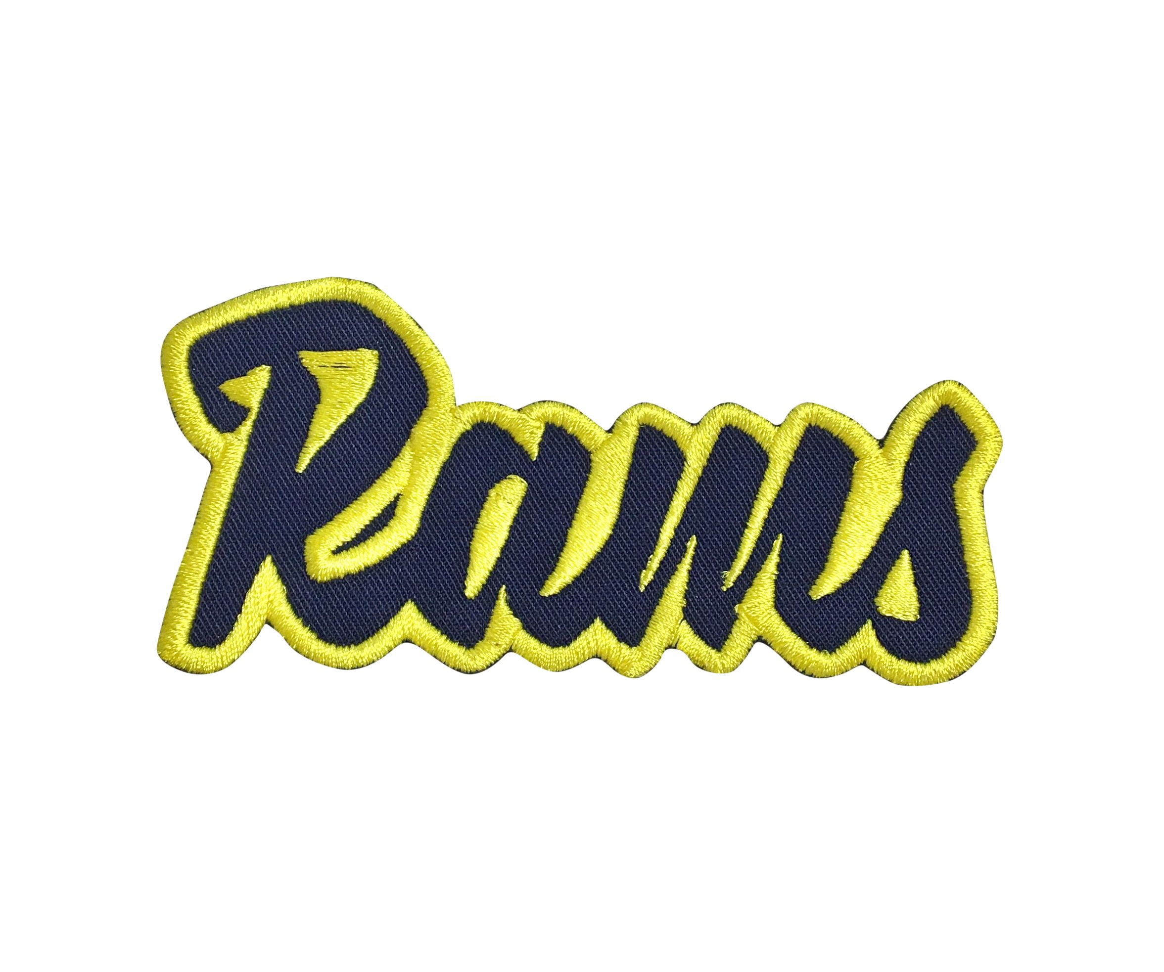 Rams - Navy Blue/Yellow - Team Mascot - Words/Names - Iron on Applique ...