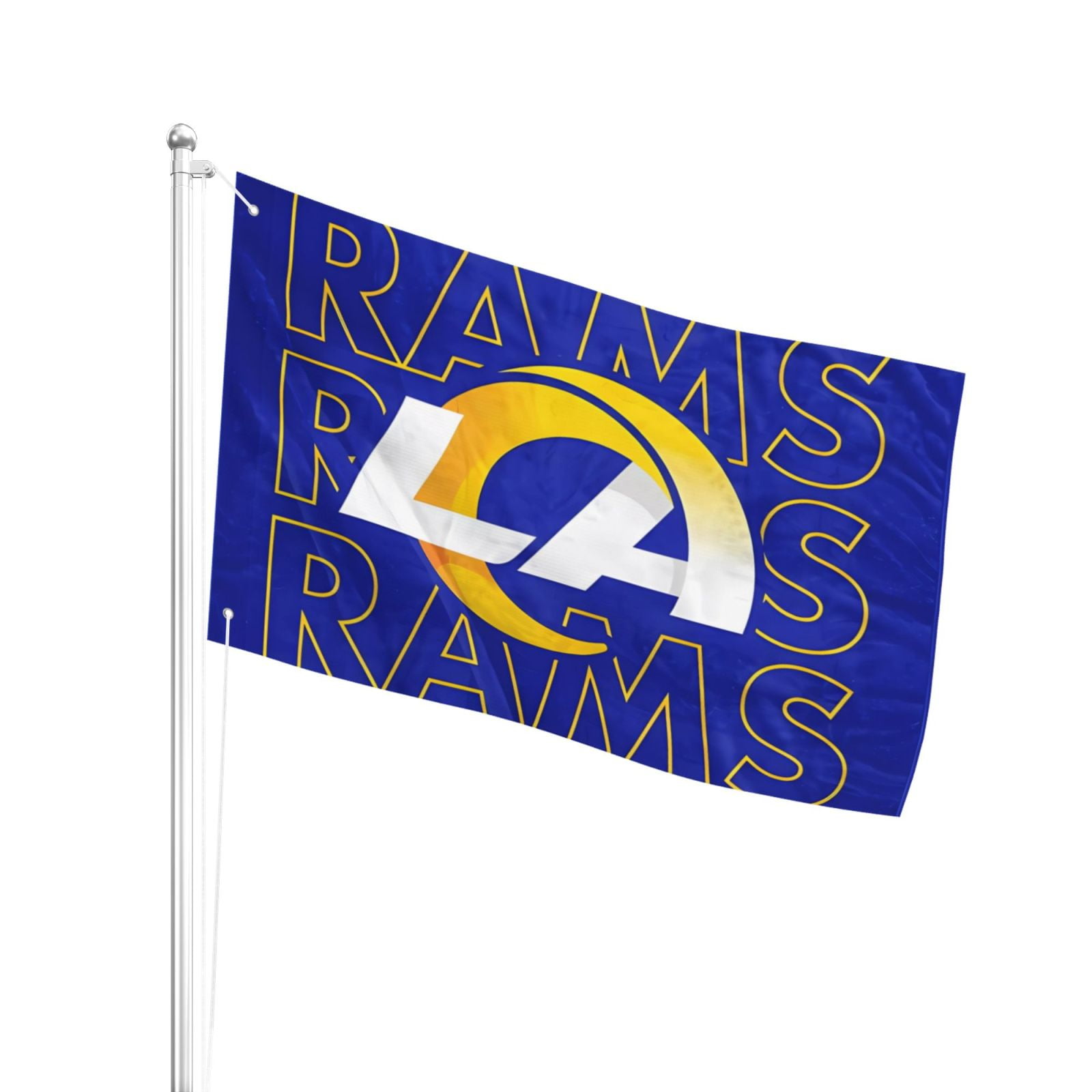 Rams Three Layer personalized Double Sided Flag Football Fans National ...