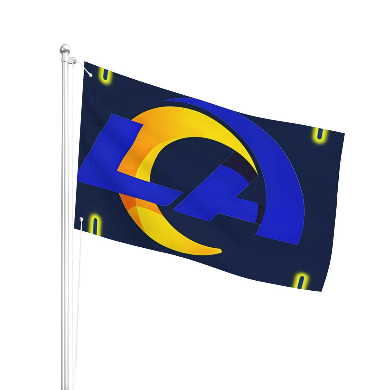Rams Three Layer personalized Double Sided Flag Football Fans National ...