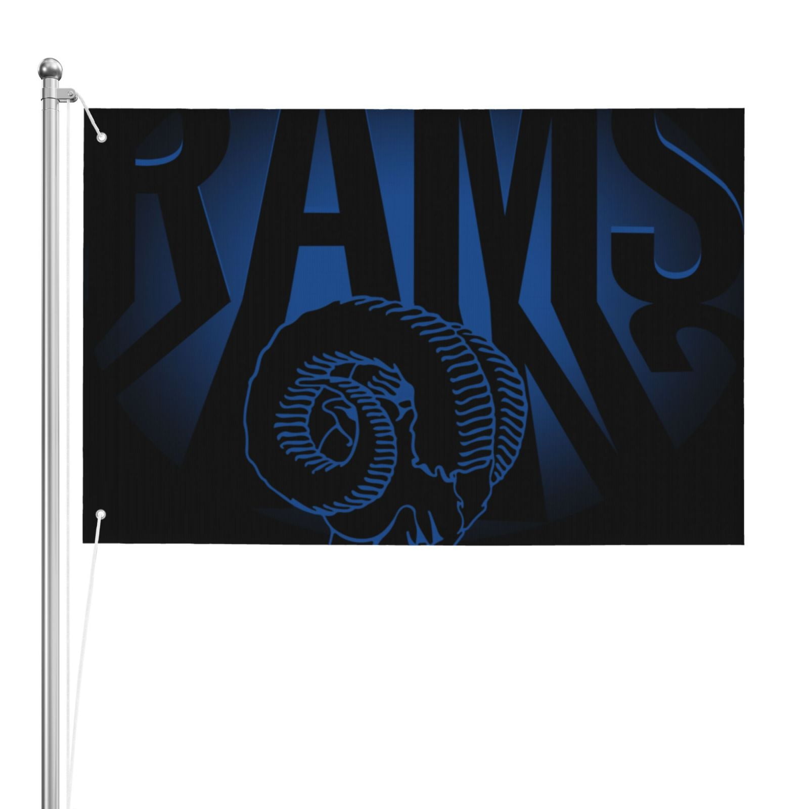 Rams Three Layer personalized Double Sided Flag Football Fans National ...