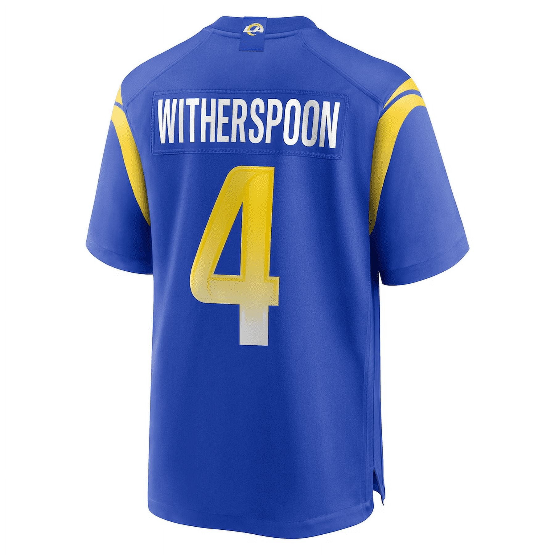Rams Youth Home Limited Ahkello Witherspoon#4 Fans short sleeve Game ...