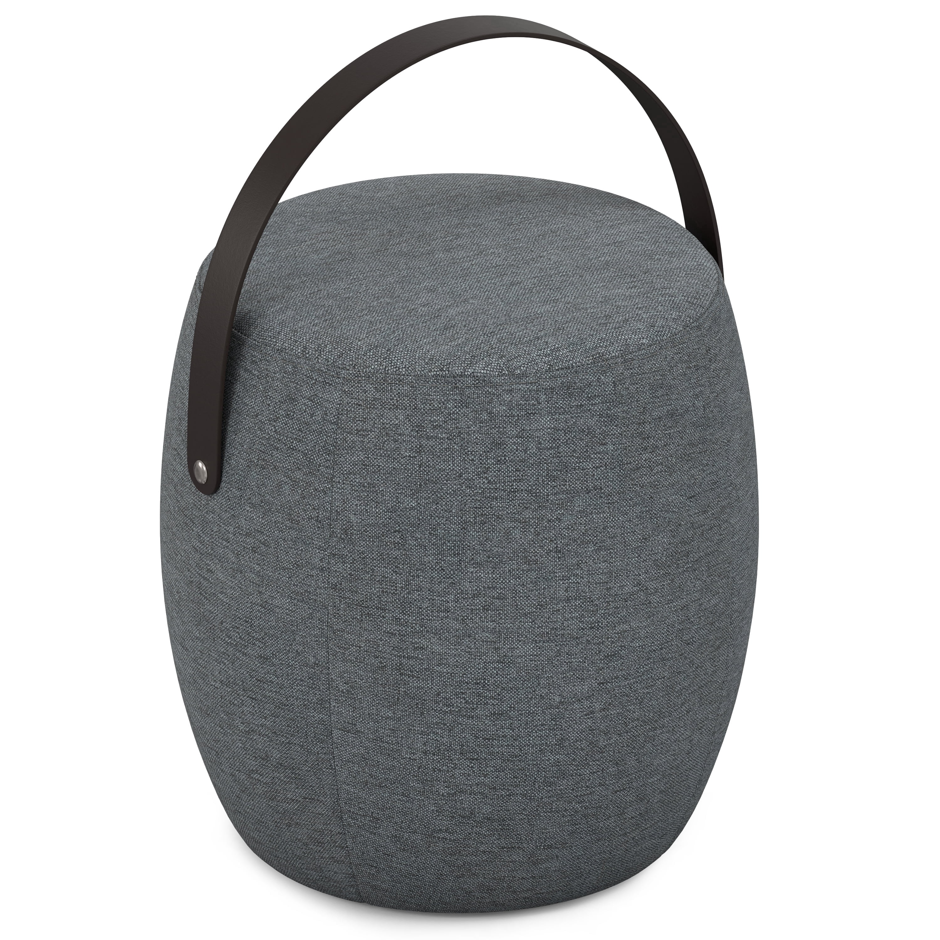 Simpli Home Ramsay 16 inch Wide Contemporary Irregular Footstool in ...