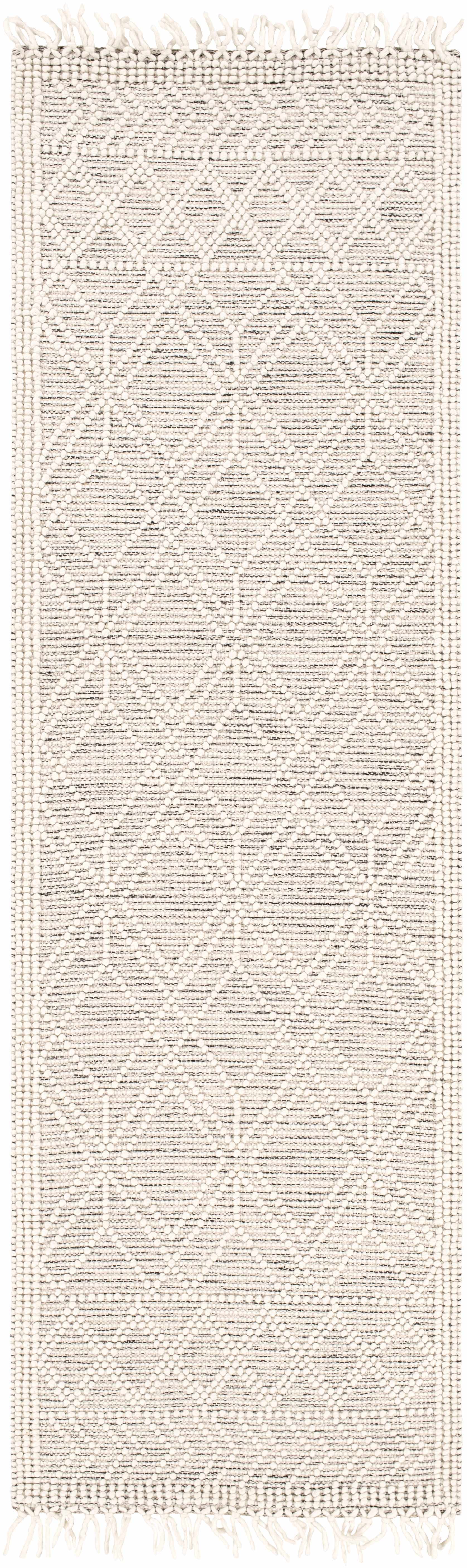 SAFAVIEH Cambridge Leslie Geometric Wool Runner Rug, Purple/Ivory, 2'6 ...