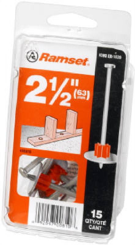 Ramset 15 Pack 300" x 2-1/2" #1516SD Drive Pin With Washer, Each ...