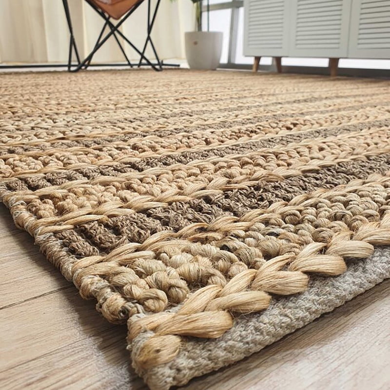 Ramsha Handmade Natural Color Entryway Decor Woven Rug - SR 032 ...