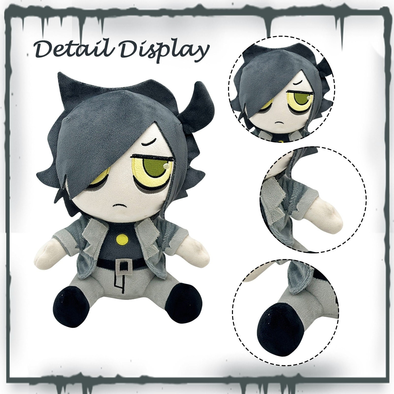 Ramshackle Skipp Stone Plush Toys, 11" Cute Anime Character Plushies ...