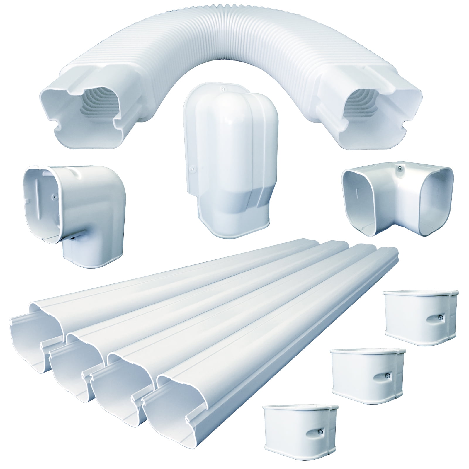 Ramsond Universal Line Set Cover Kit for Ductless Mini-Split AC Air ...