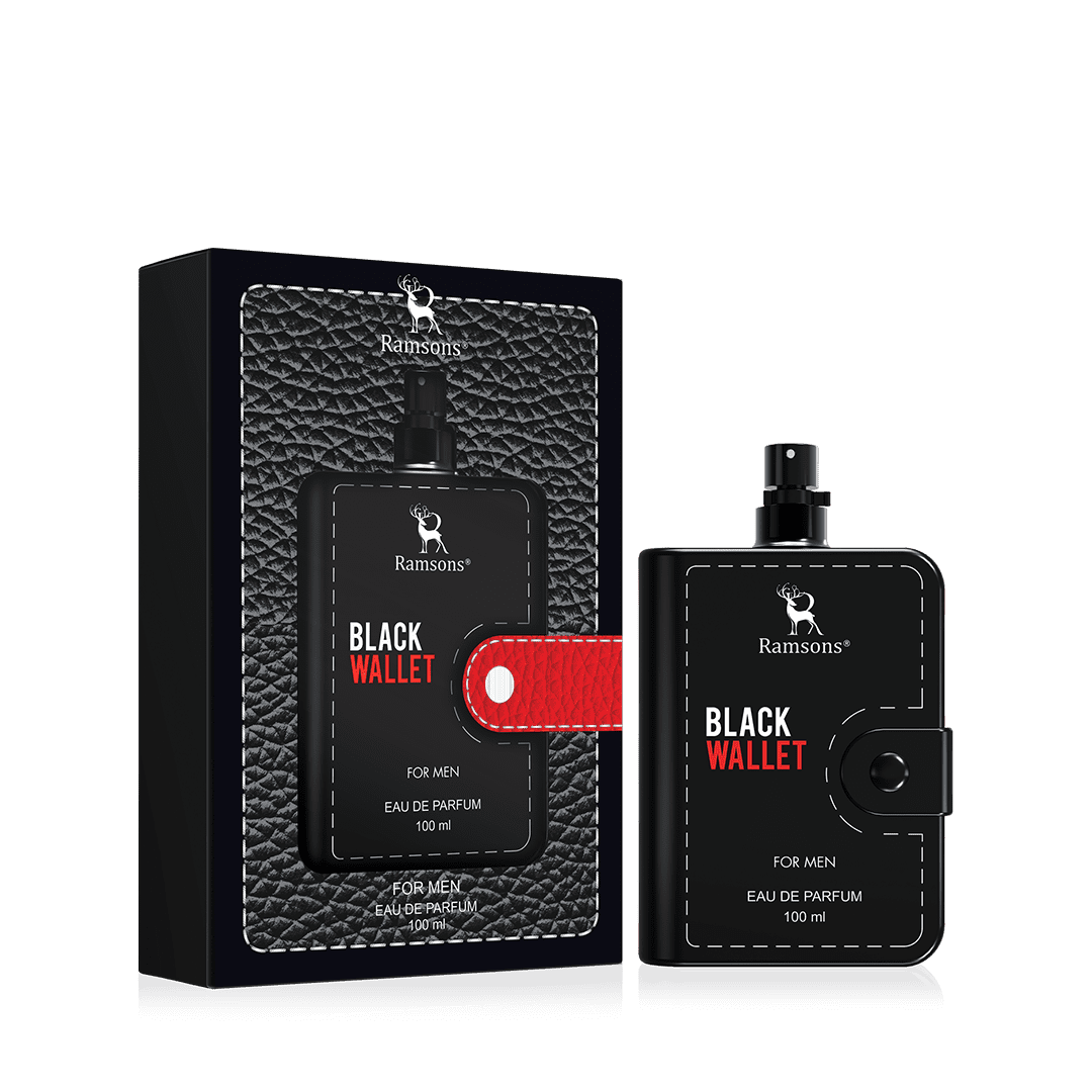 Ramsons Black Wallet Eau De Parfum For Men - 100ml, 3.4 Fl.oz. | Premium Long Lasting Fragrance ...