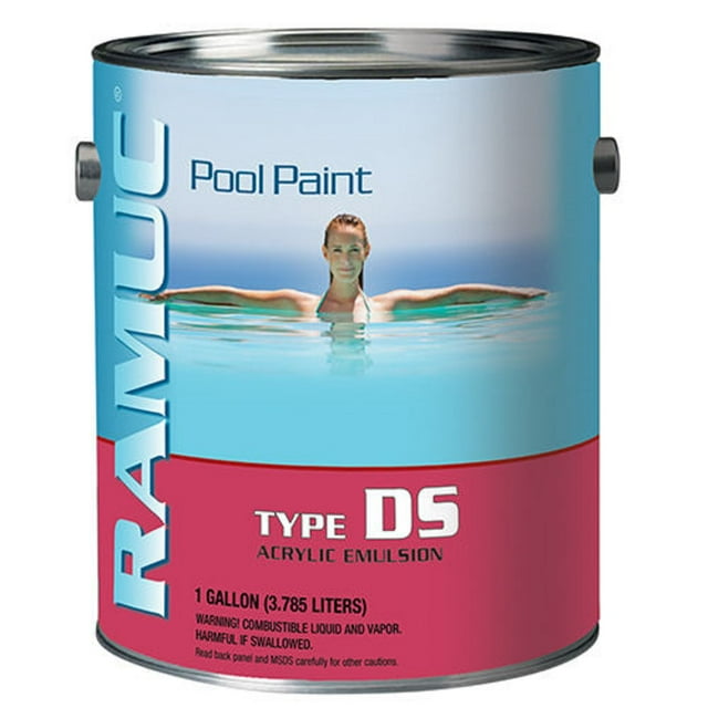 Ramuc DS32801 Type DS Water Based Acrylic Pool Paint - Dawn Blue ...