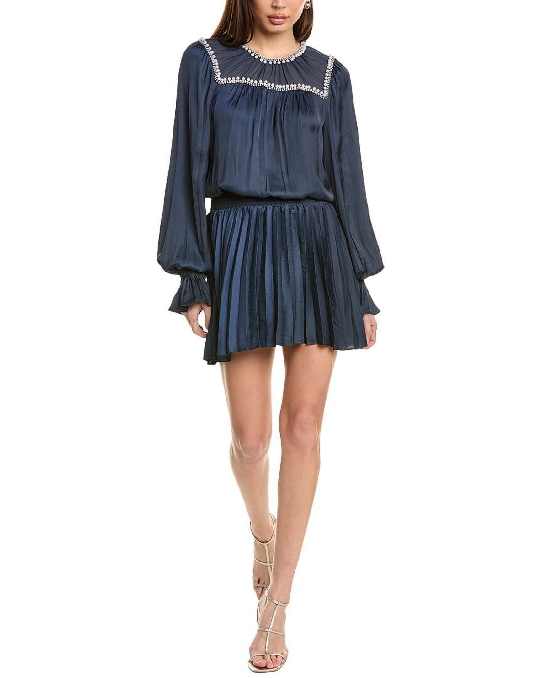 Ramy Brook womens Exclusive Lailey Mini Dress, m, Blue - Walmart.com