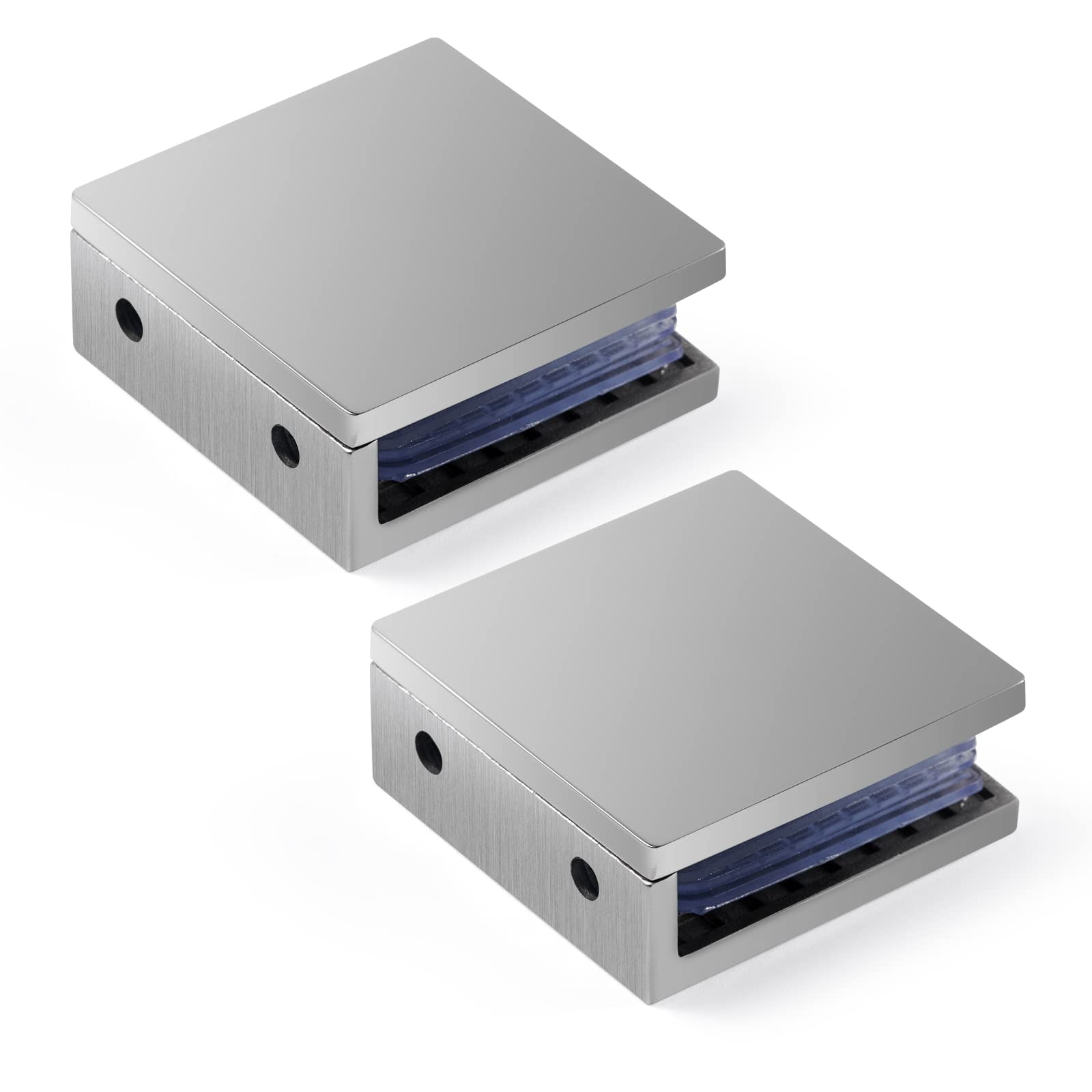 Ranbo Square Frameless Glass Clamp Connector/Shower Door Fixed Panel ...