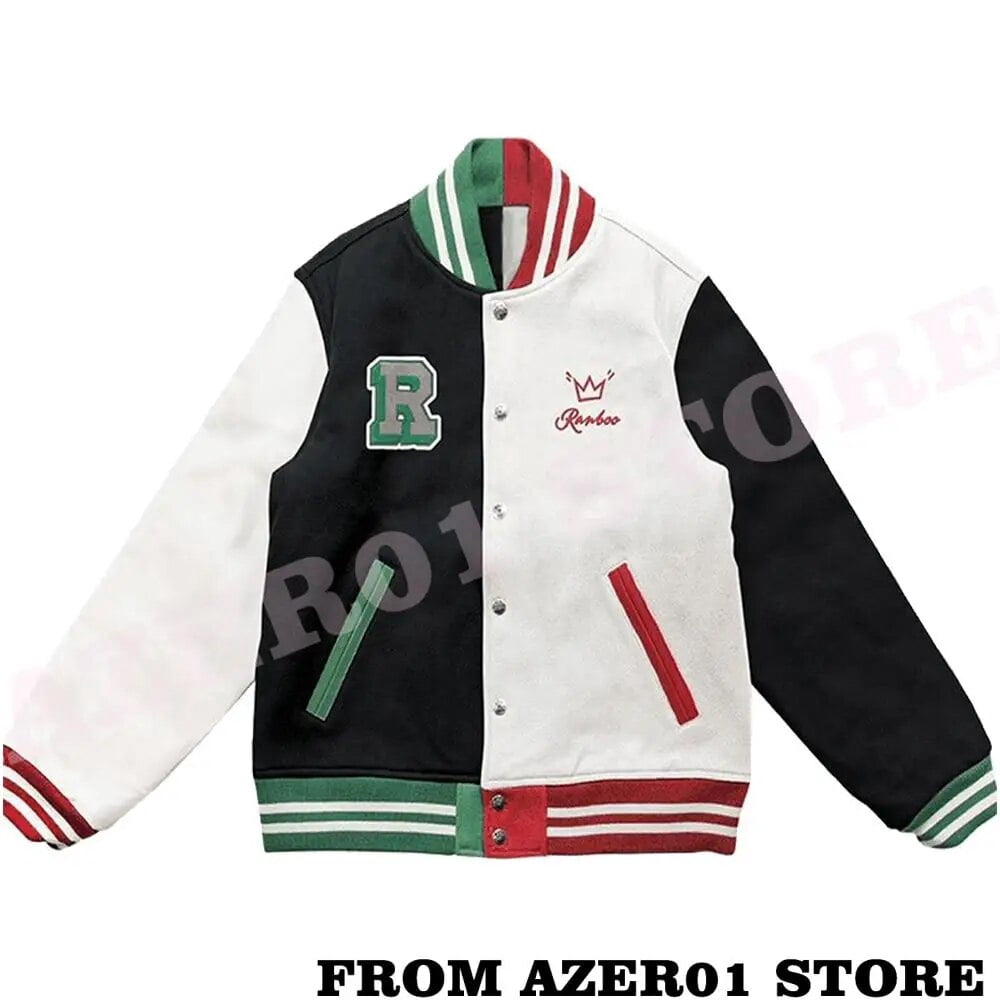 Ranboo Fashion NEW Varsity Jacket Dream Team SMP 3D Print jacket winter ...