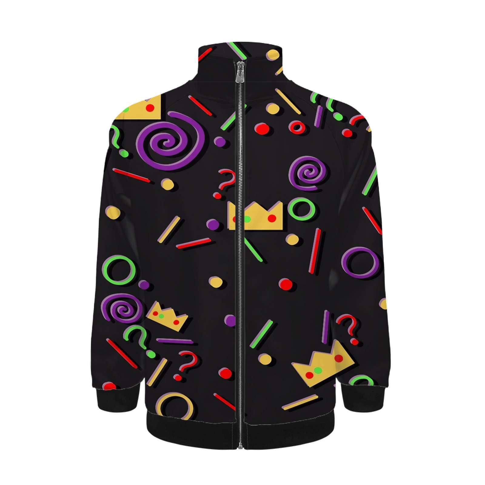 Ranboo Pattern Jacket Men's Street Cool Long Sleeves Coat Personality ...