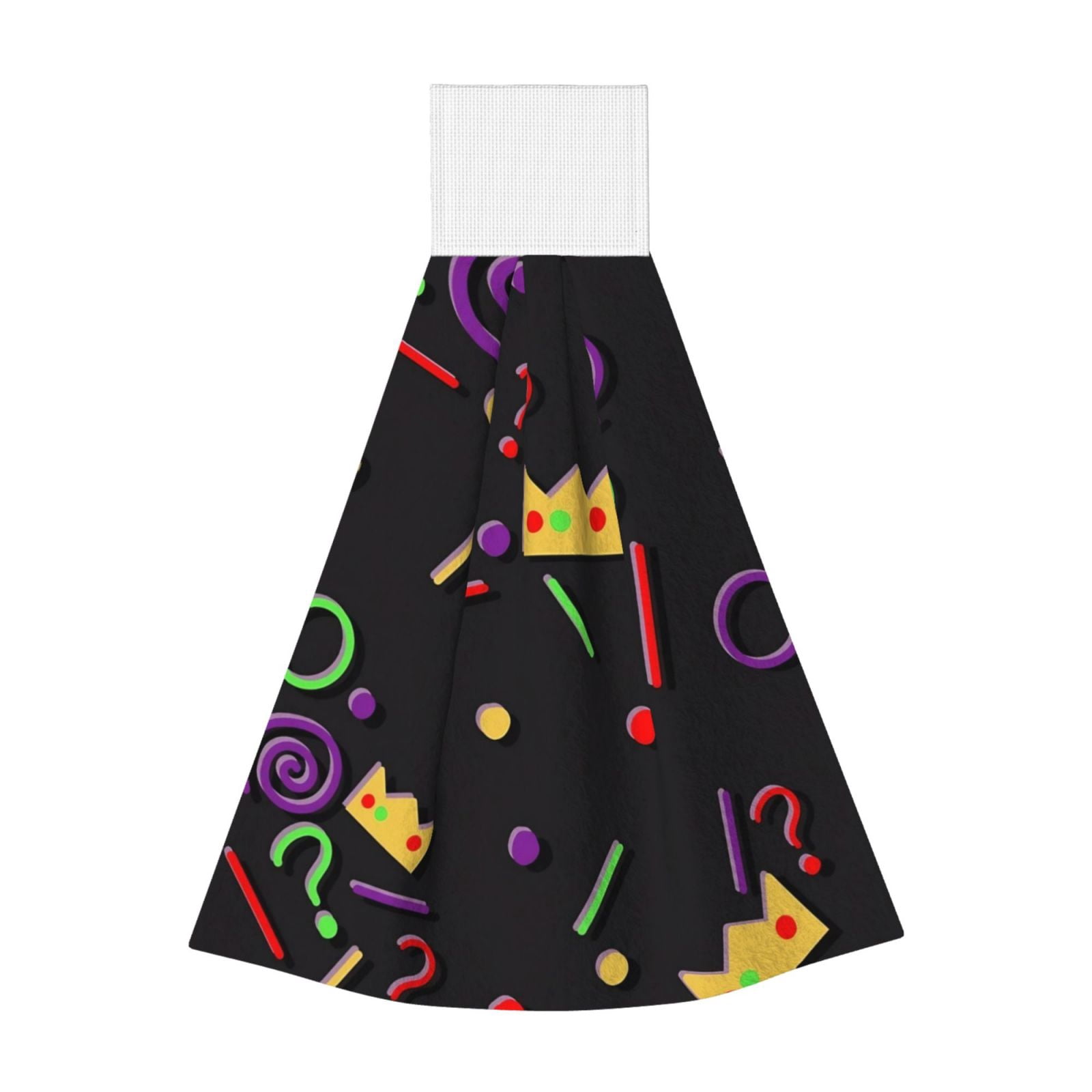 Ranboo Pattern Kitchen Hanging Hand Towels for Bathroom with Hanging ...