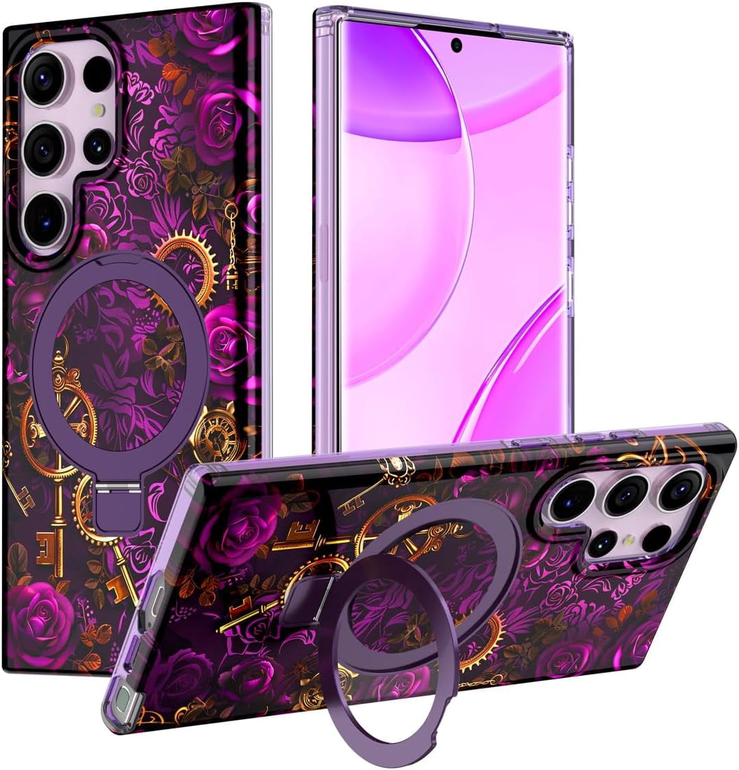Rancase for Samsung Galaxy S22 Ultra Case with Magnetic Invisible Ring ...