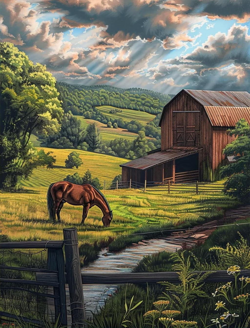 Ranch 300 Pieces Puzzle for Adults Educational Intellectual Jigsaw ...